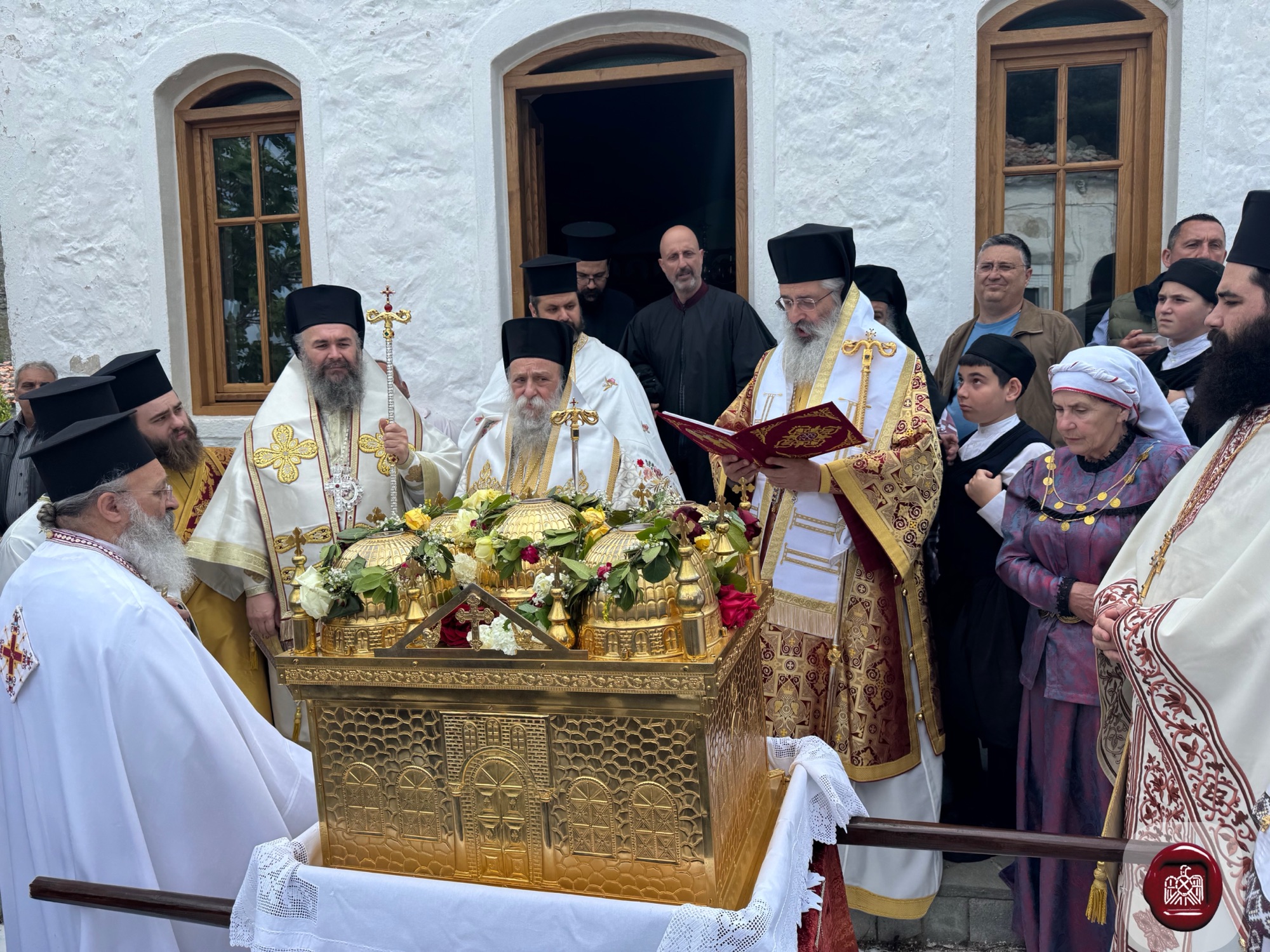 Πολυαρχιερατικό συλλείτουργο για την εορτή των Αγίων Πέντε Νεομαρτύρων ...